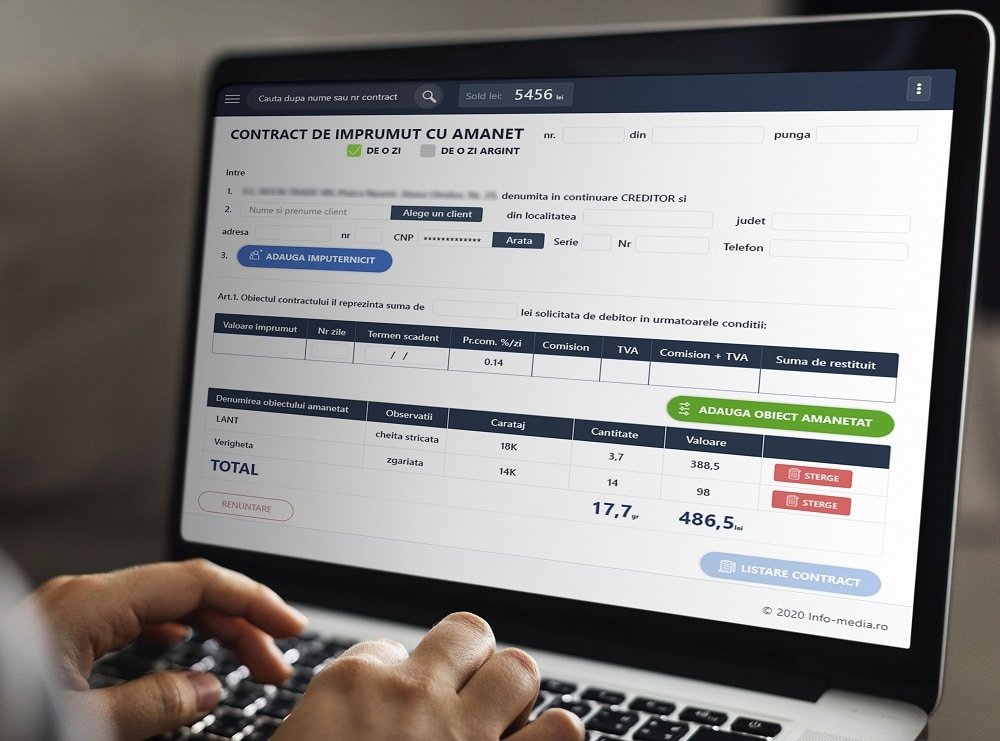 Soft Amanet Online InfoMedia - solutie pentru punctele de amanet ...